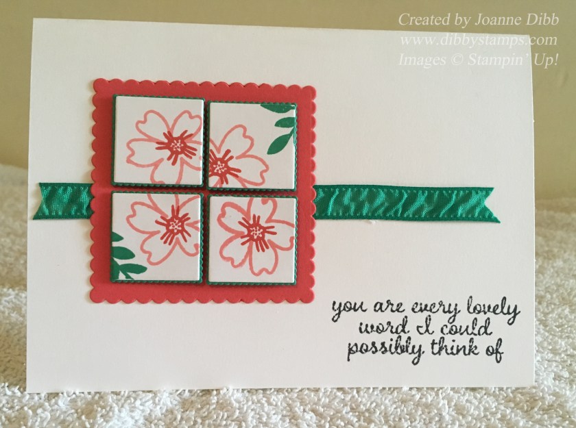 Floral Friday – Love and Affection – Dibby Stamps
