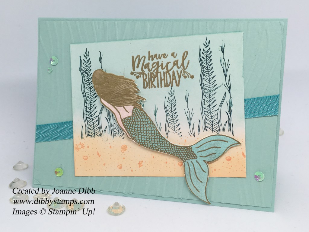 Magical Mermaid Birthday Card – Dibby Stamps