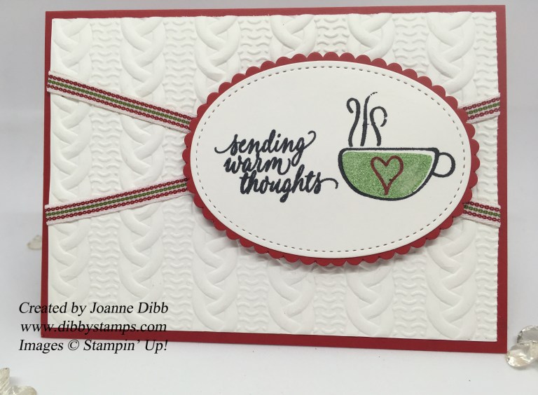 Sending Warm Thoughts Card – Dibby Stamps