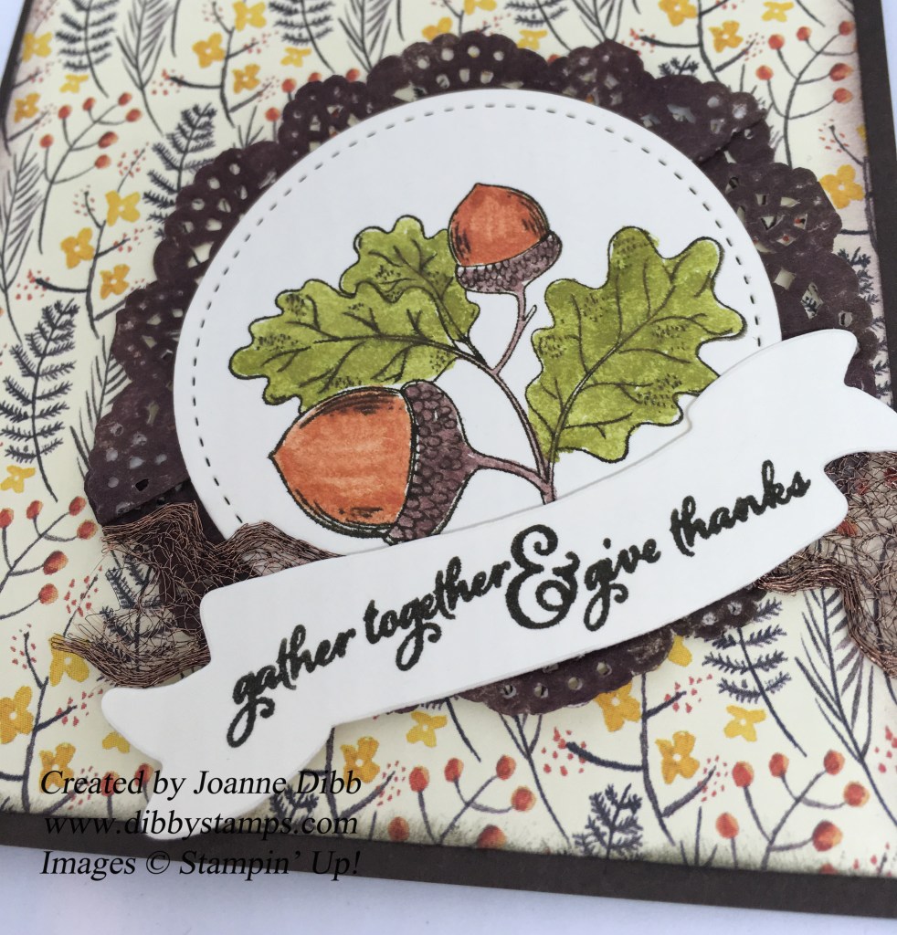 Thankful Acorn Card – Dibby Stamps