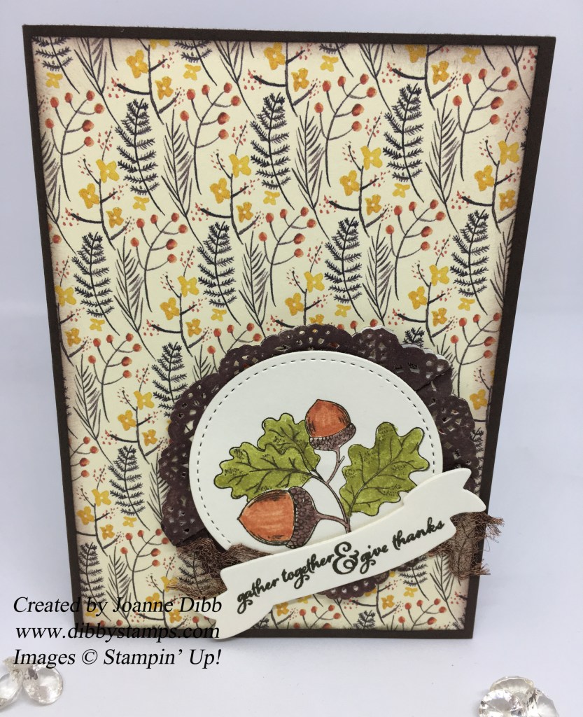 Thankful Acorn Card – Dibby Stamps