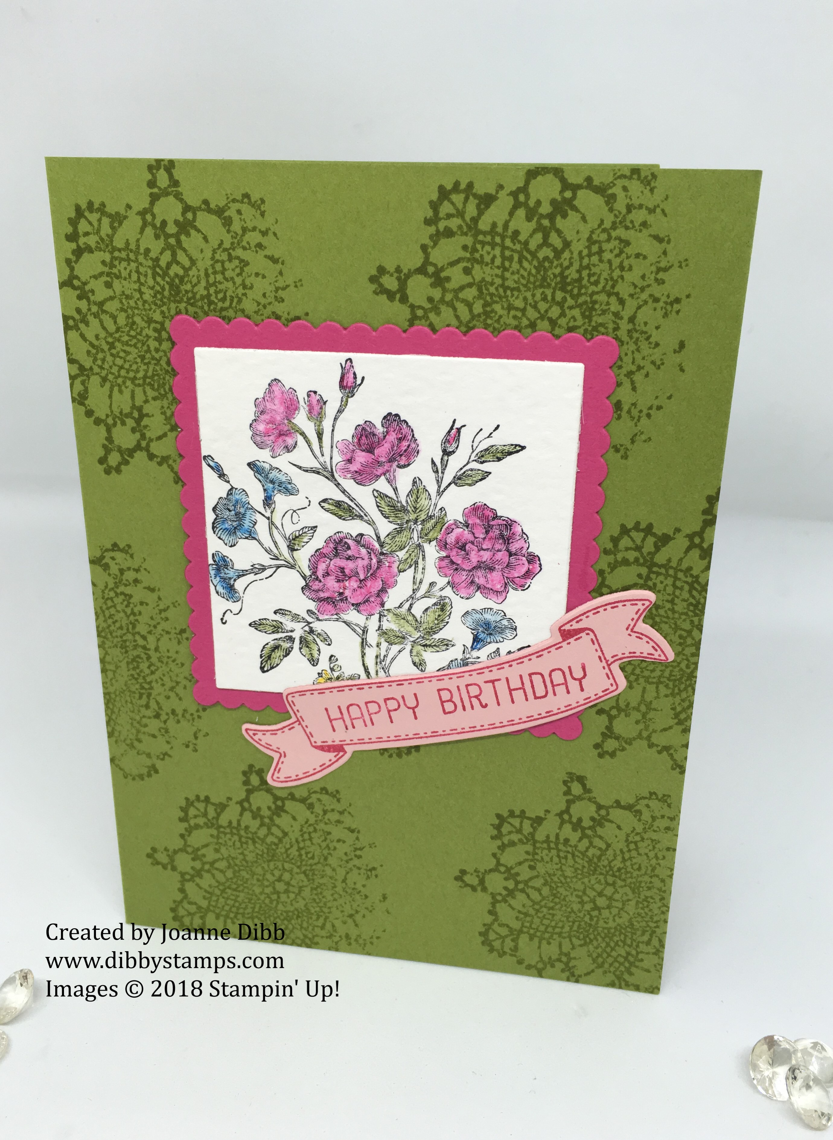 Very Vintage Birthday Card – Dibby Stamps