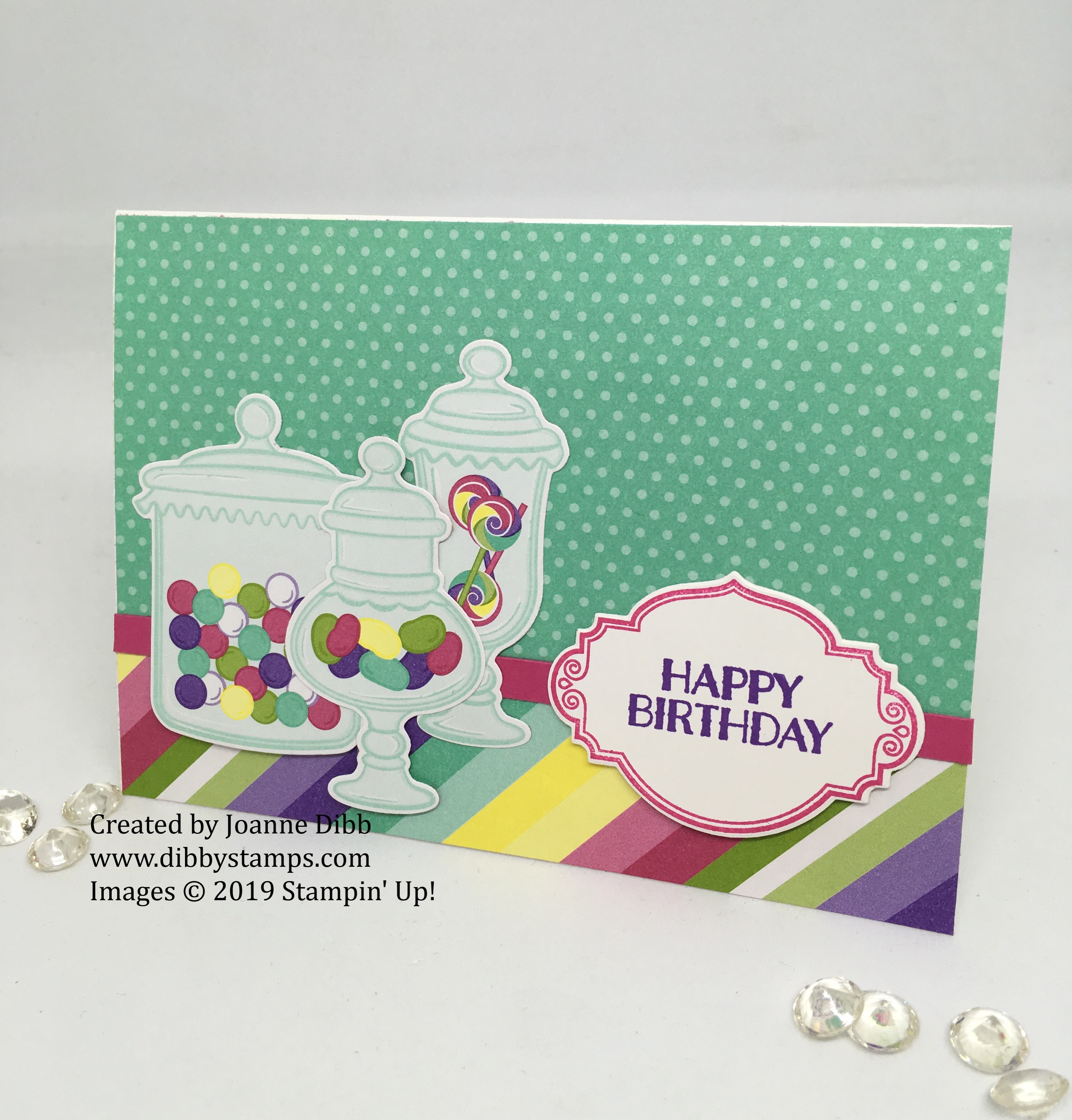 Jar of Sweets Birthday Card – Dibby Stamps