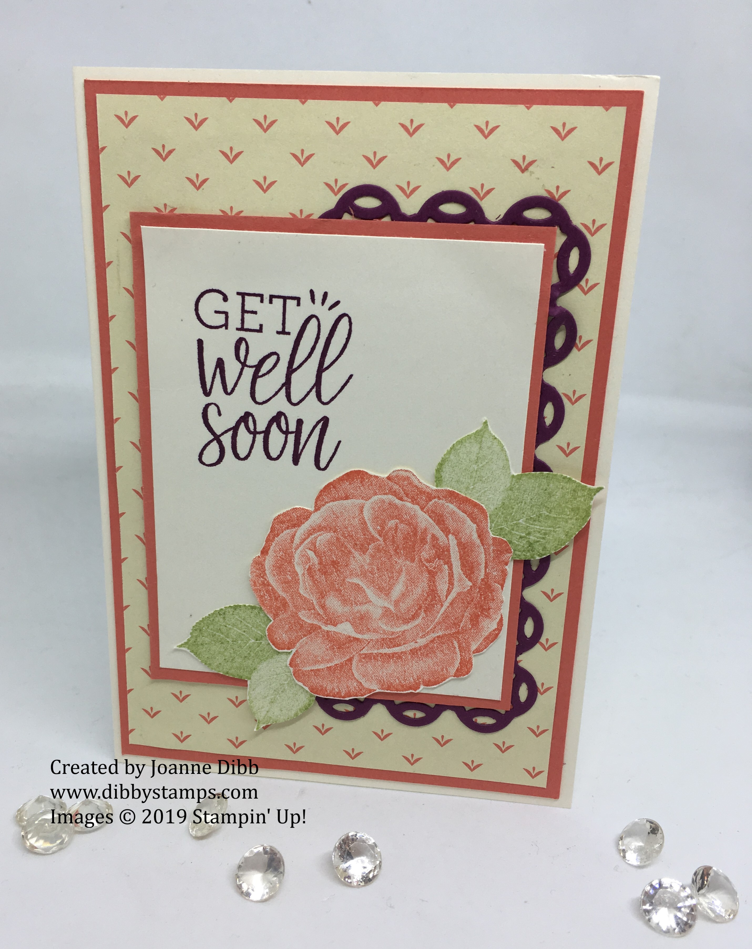 Get Well Soon Card with Healing Hugs – Dibby Stamps