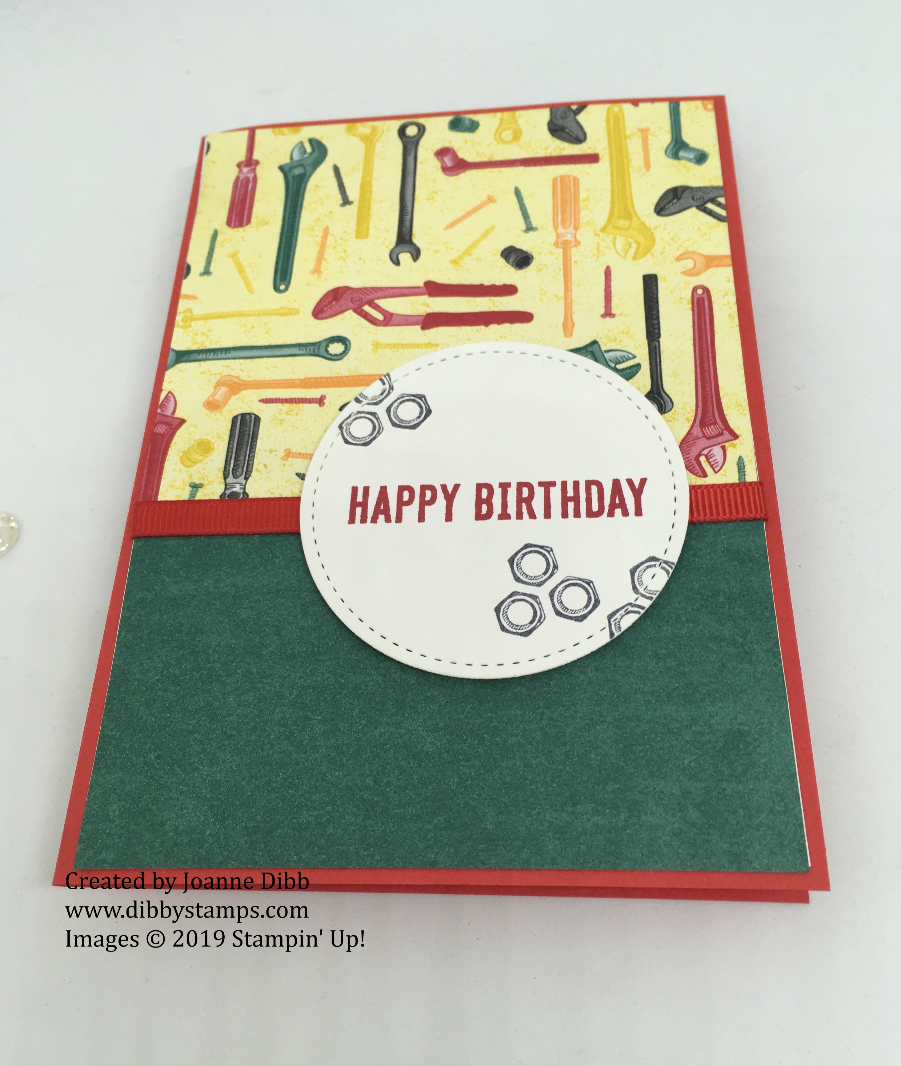 Geared Up Garage Birthday Card – Dibby Stamps
