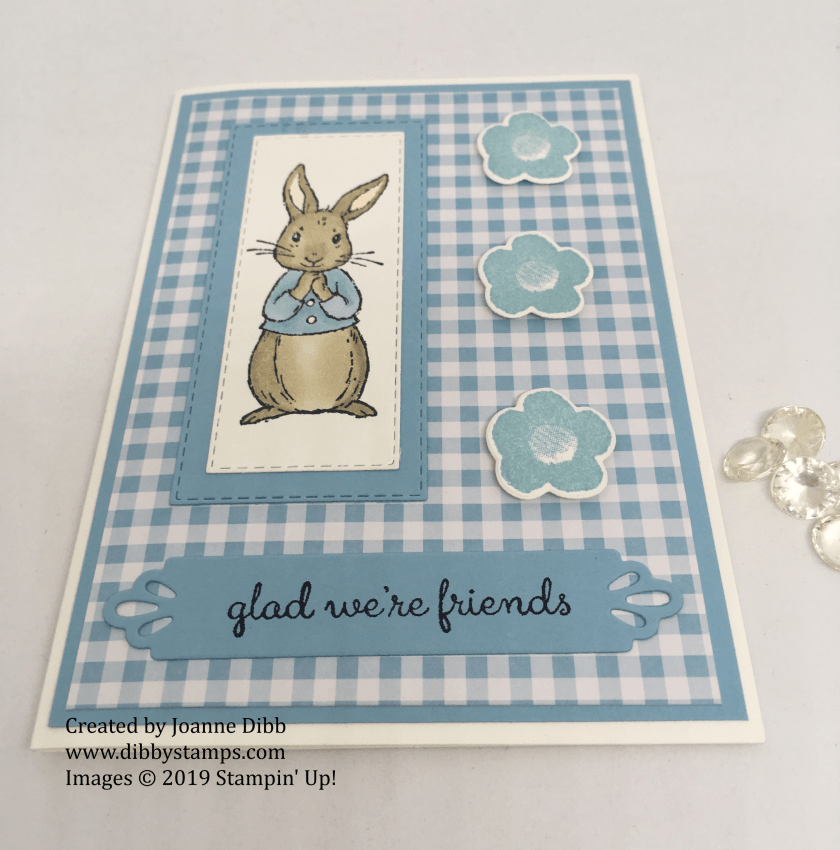 “Peter Rabbit” Inspired card with Fable Friends – Dibby Stamps