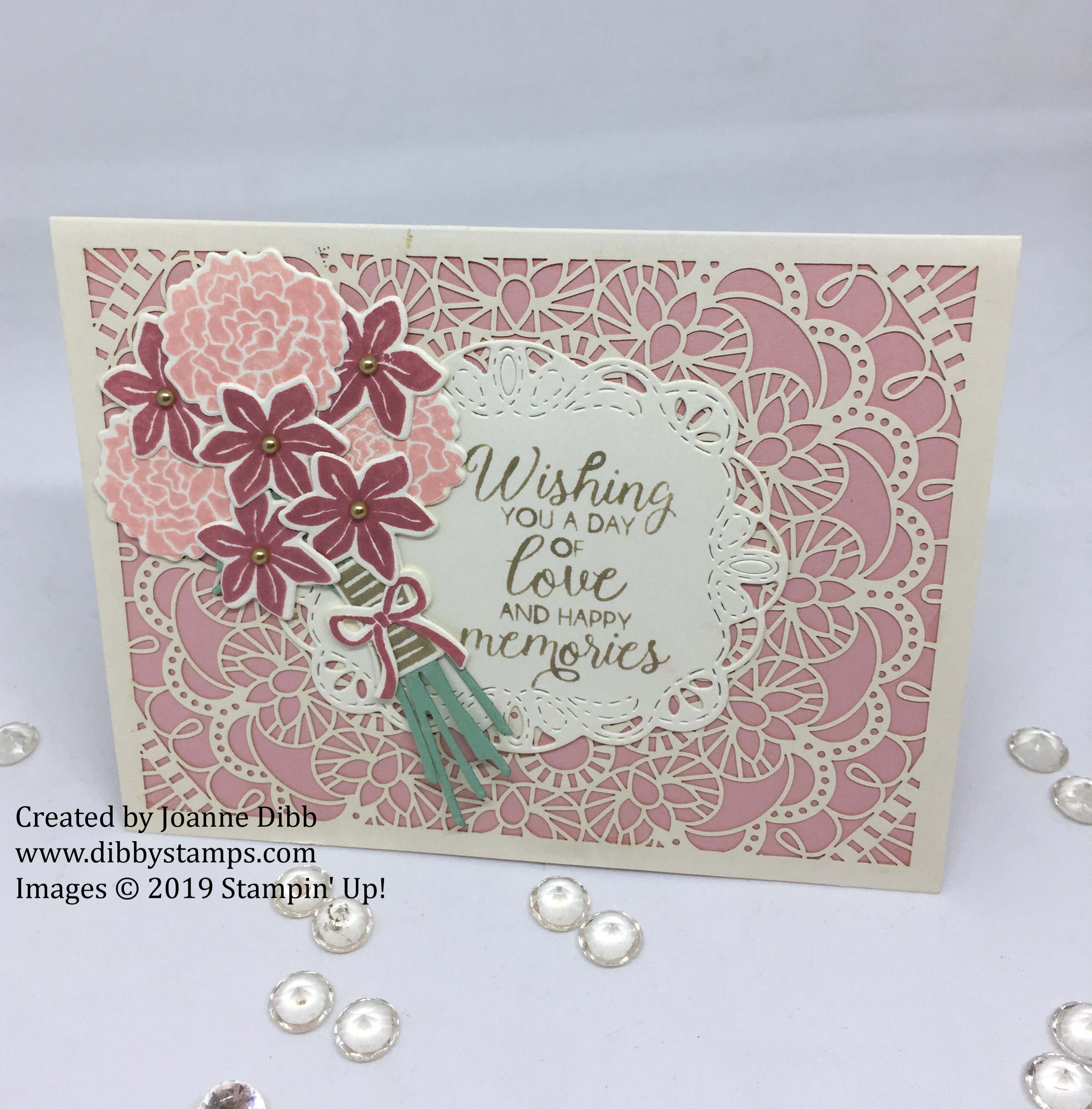 Beautiful Bouquet Wedding Card – Dibby Stamps