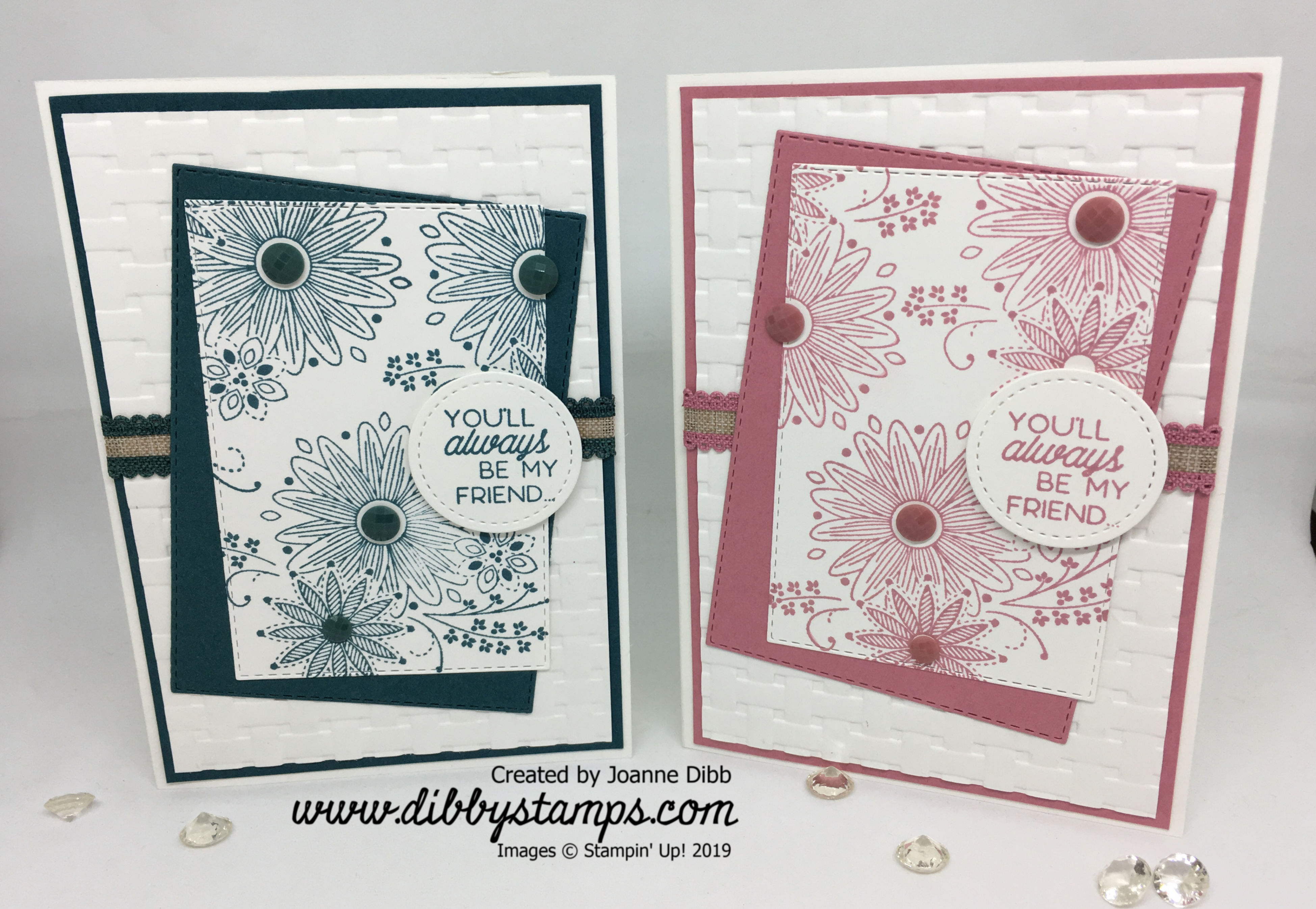 A Little Lace Card Duo – Dibby Stamps