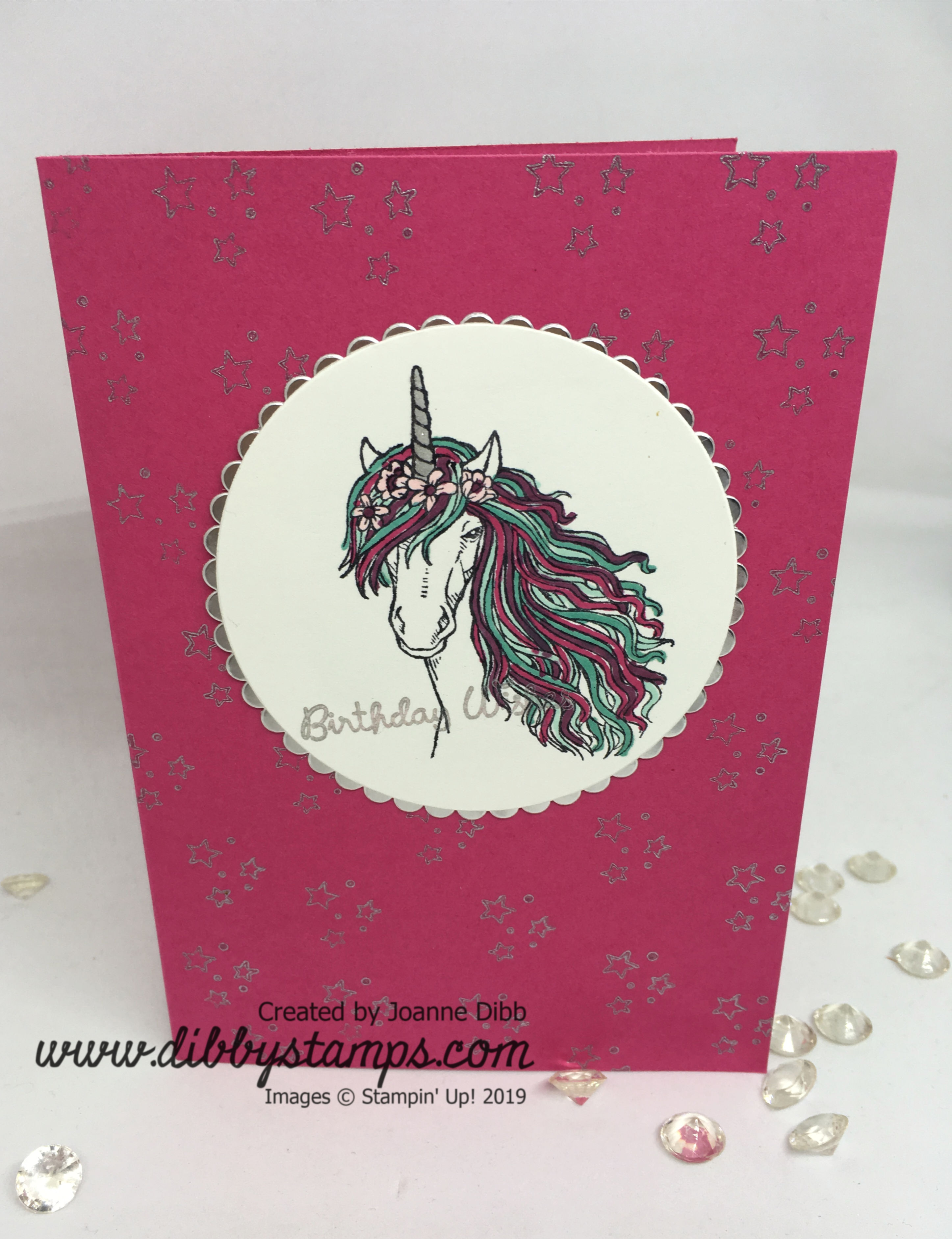 Leave A Little Silver Sparkle Card – Dibby Stamps