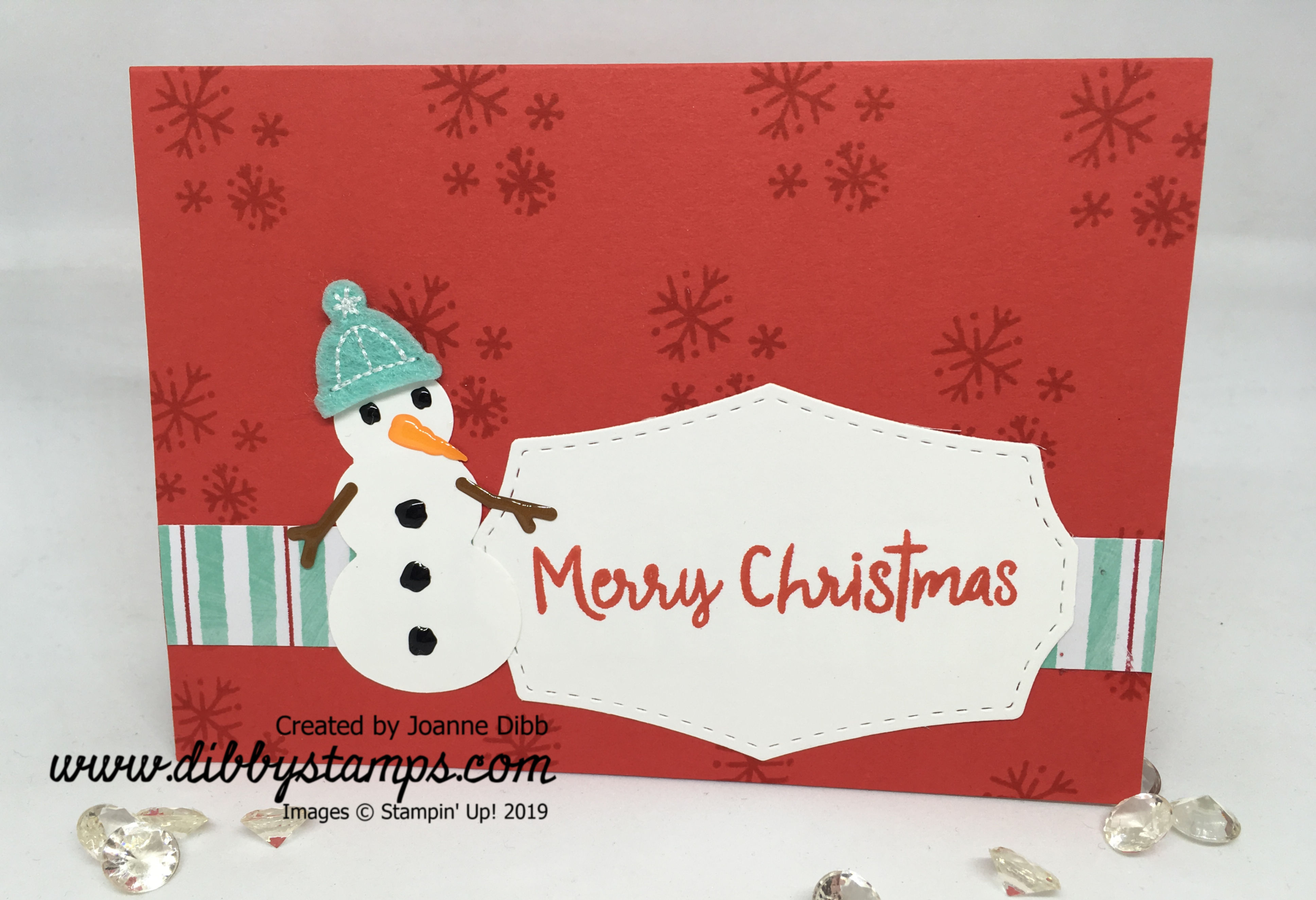 Simple Snowman Card – Dibby Stamps
