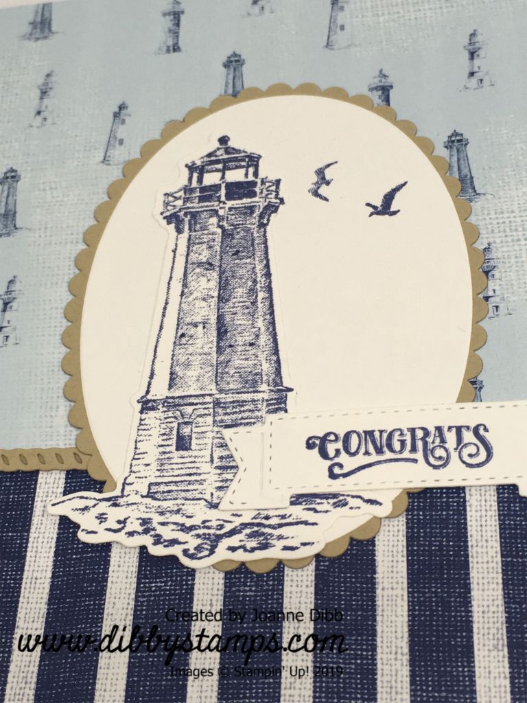 Congrats Lighthouse Card – Dibby Stamps