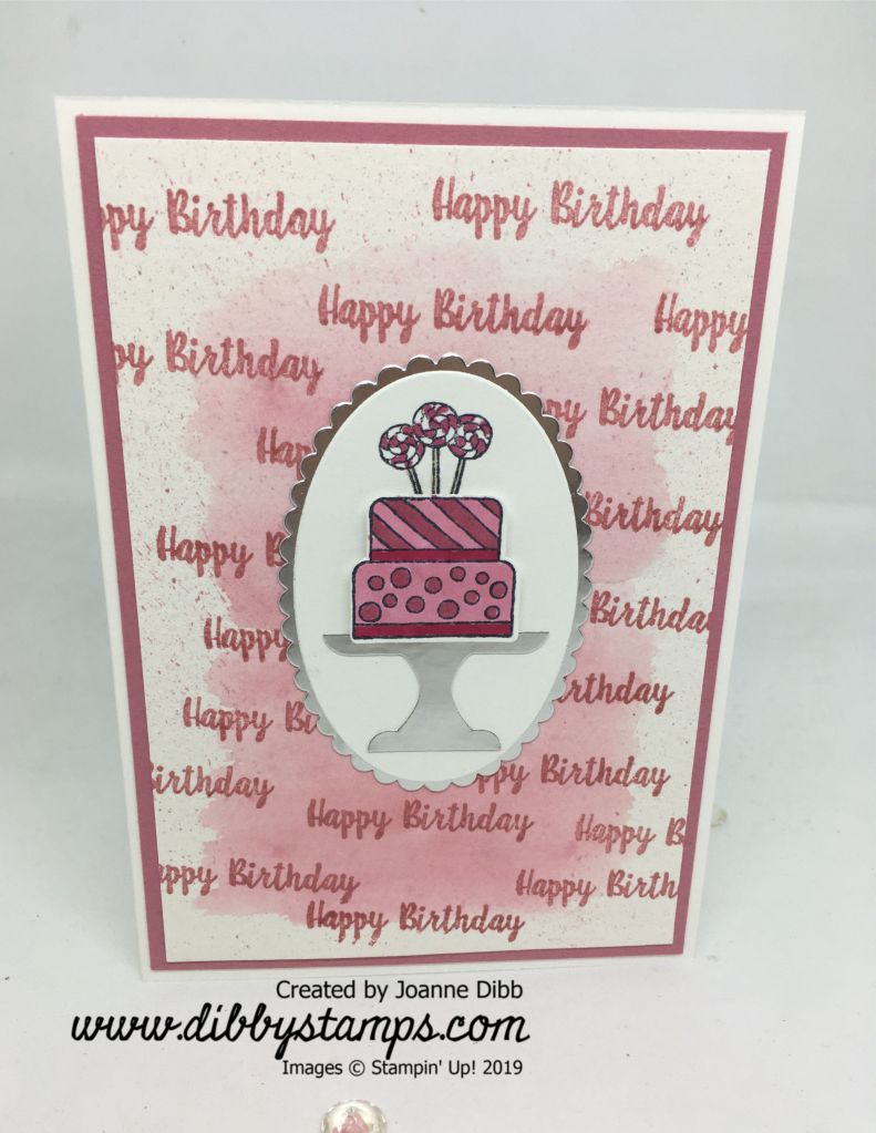 Watercolour Birthday Cake Card Duo – Dibby Stamps