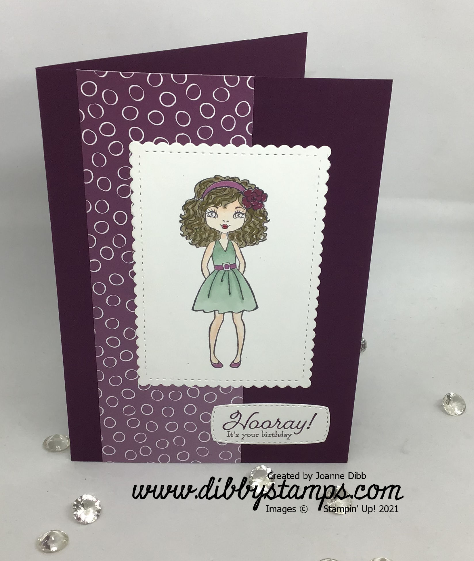Hey Girlfriend Ombre Card Duo – Dibby Stamps
