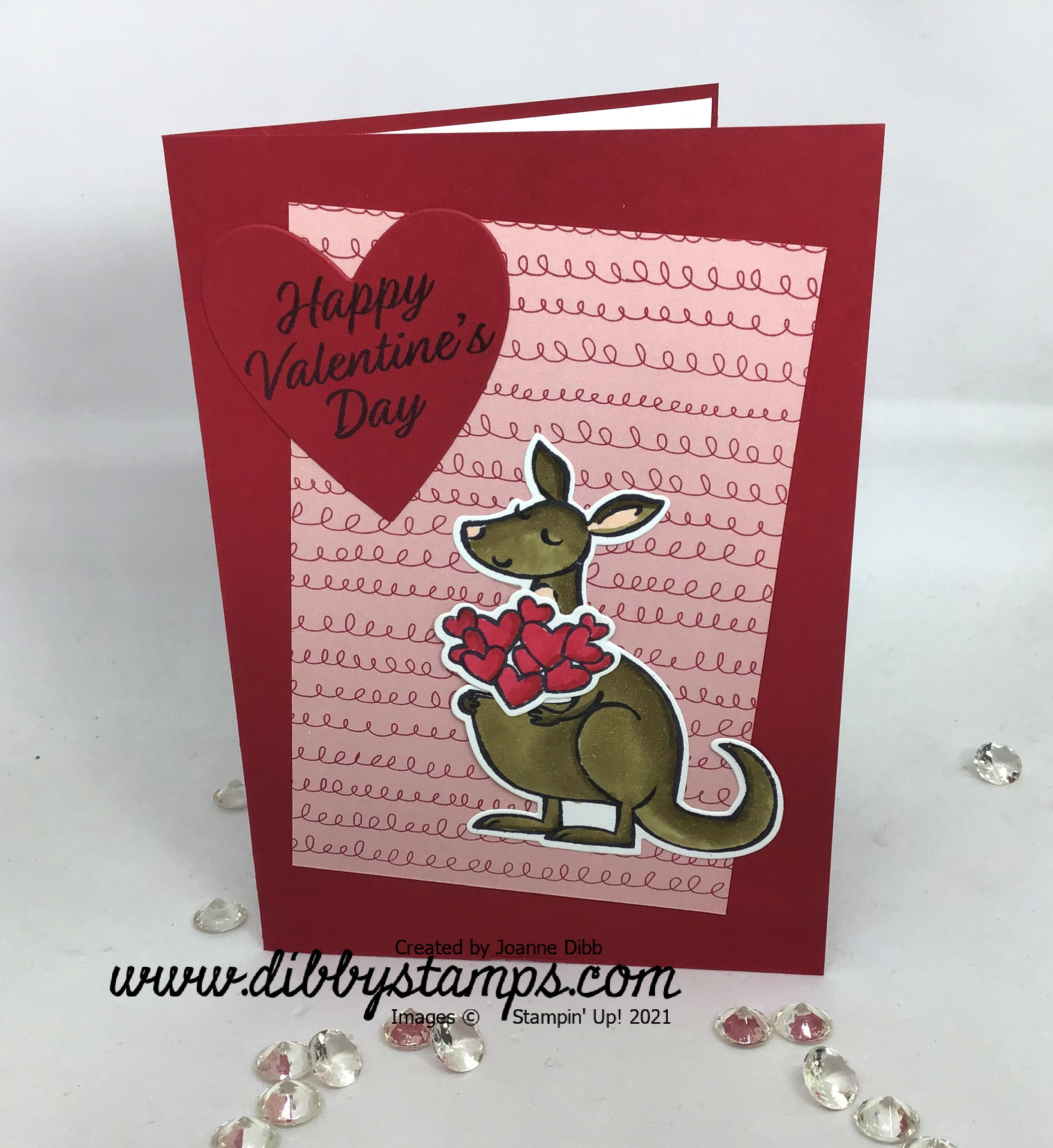 Valentine’s Duo with Kangeroo and Company – Dibby Stamps