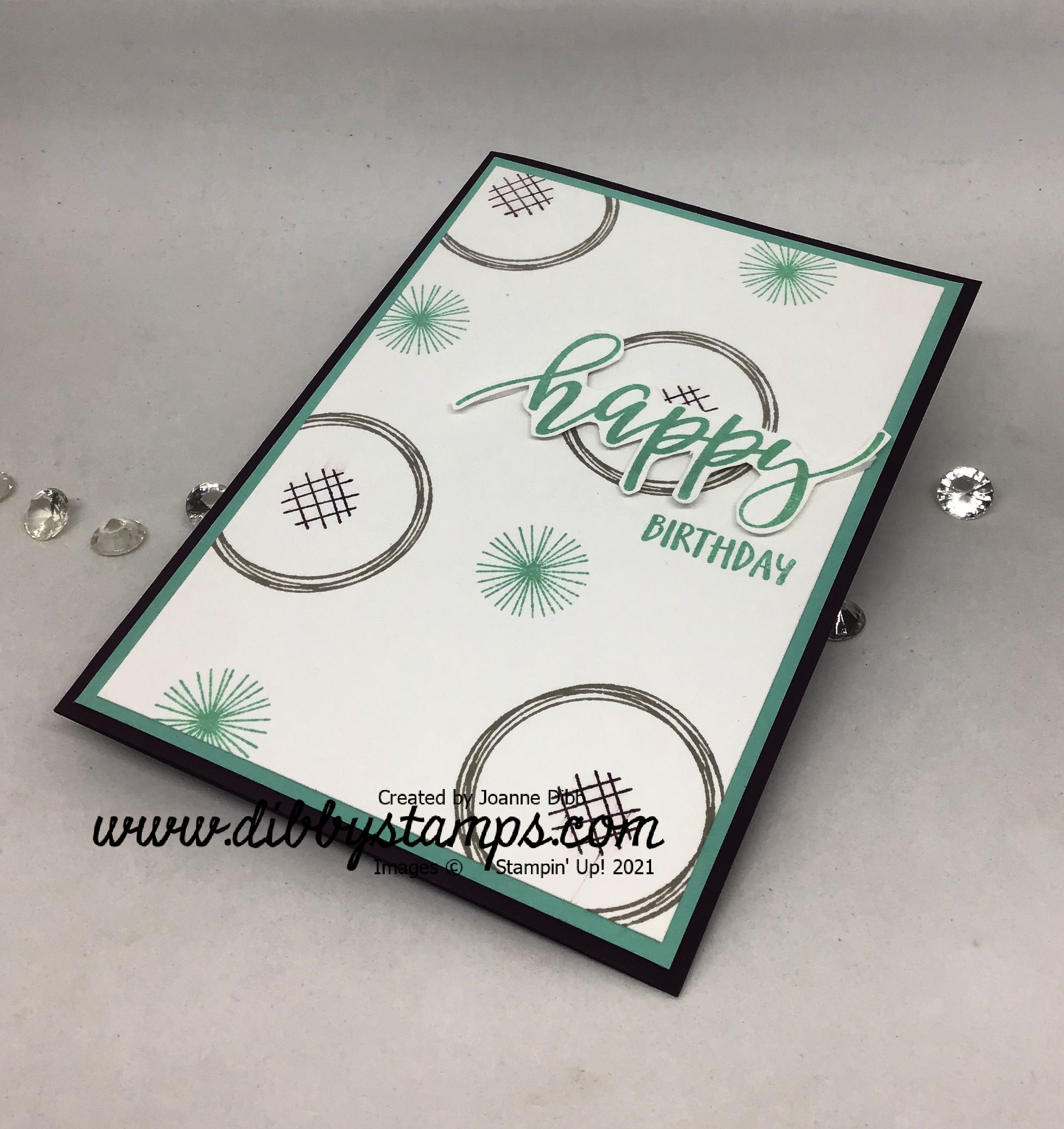 Simply Circle Birthday Card – Dibby Stamps