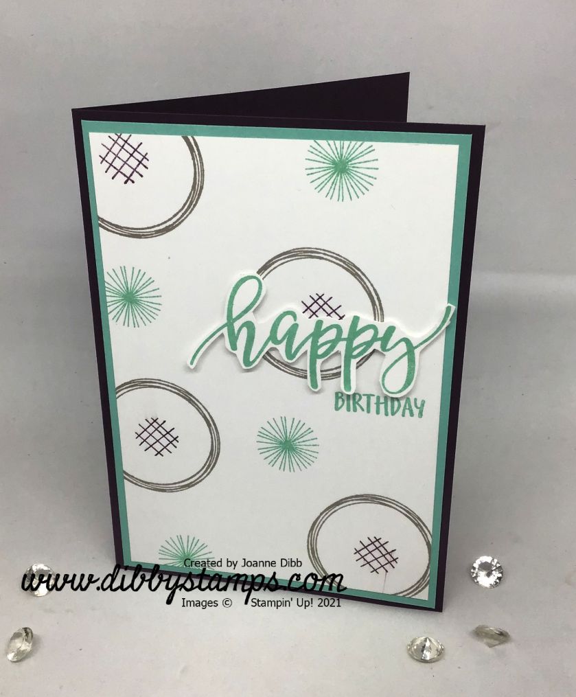 Simply Circle Birthday Card – Dibby Stamps