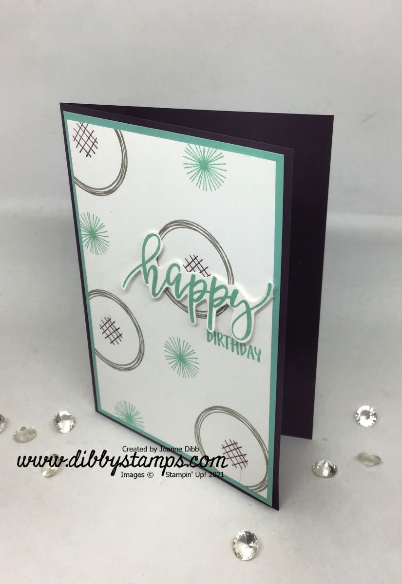 Simply Circle Birthday Card – Dibby Stamps