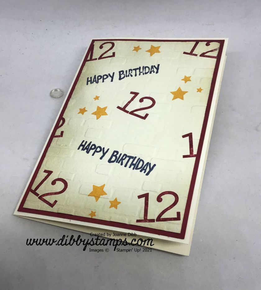 Subway Art Birthday Card – Dibby Stamps