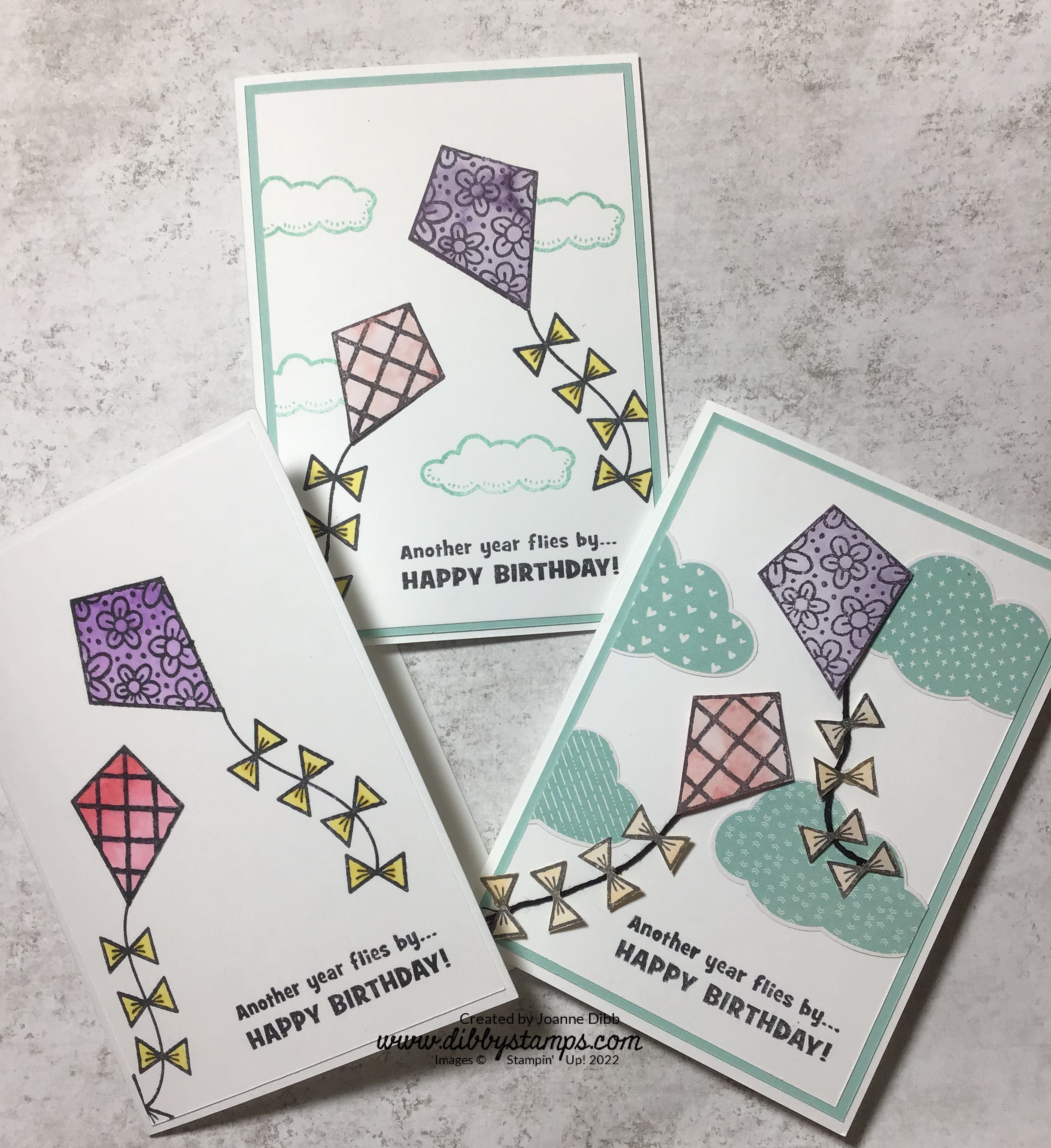 Kite Delight, Simple to Stepped Up – Dibby Stamps